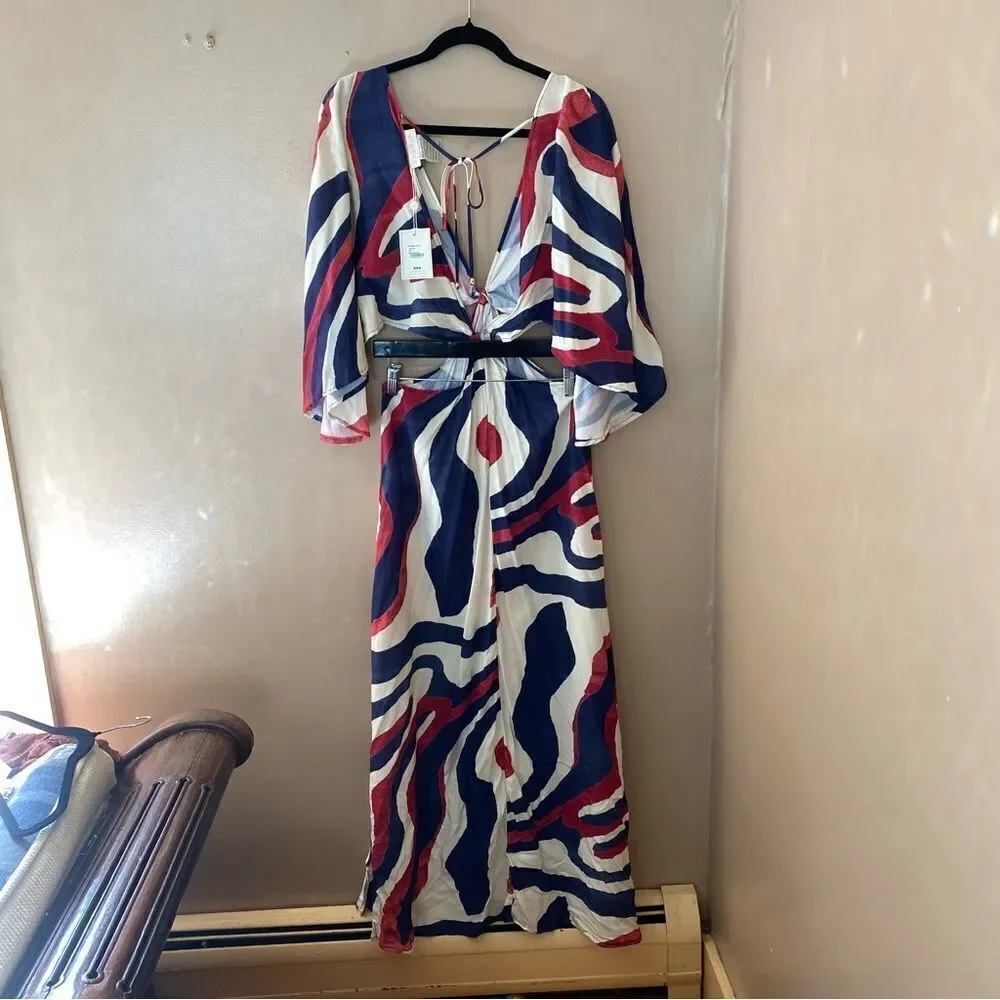 Boamar | Dresses | Nwt Boamar Avalon Dressocean Swirl Maxi Cut Out ...